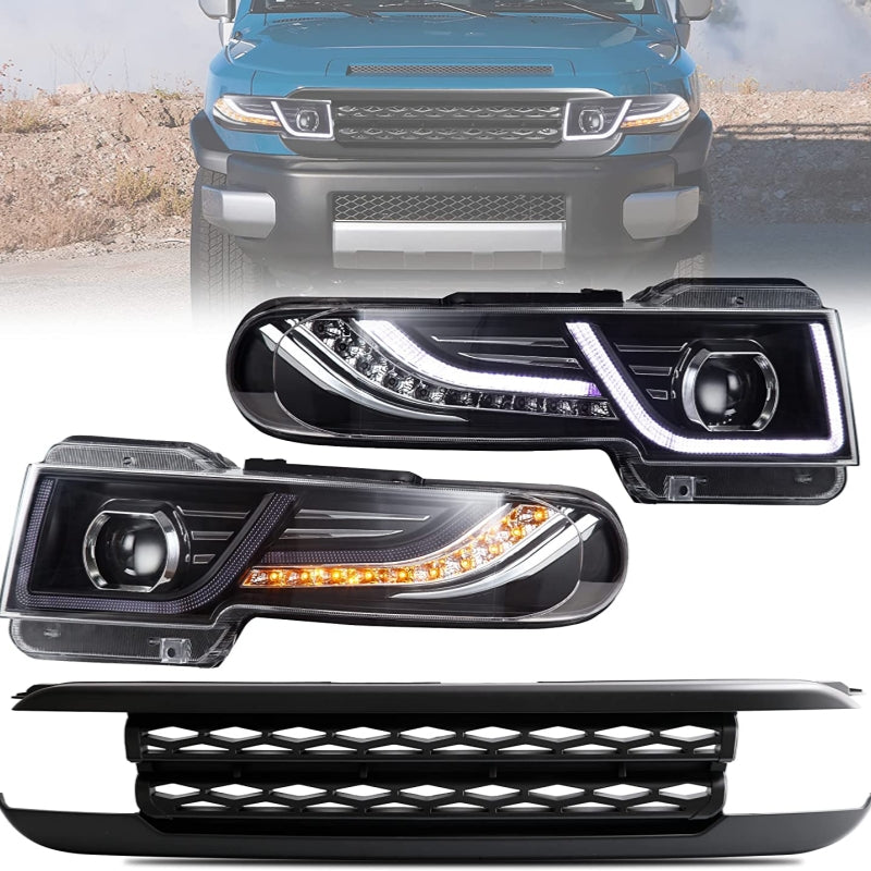 Fj cruiser led headlights store