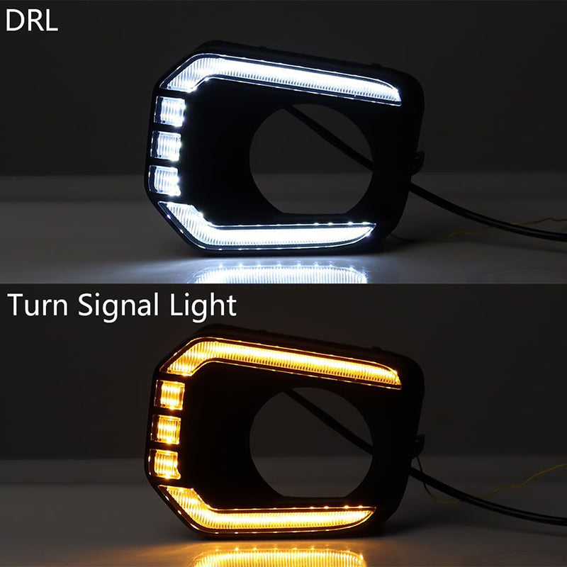 LED Fog Lights Bezel Assemblies for 2016-2023 Toyota Tacoma