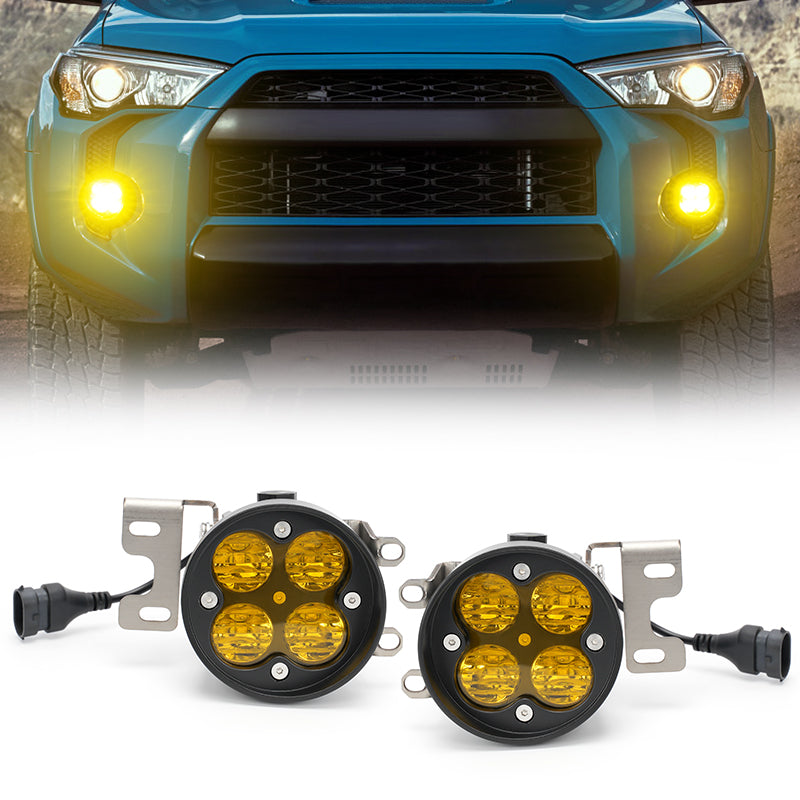 2014-2024 Toyota 4Runner Yellow Fog Lights