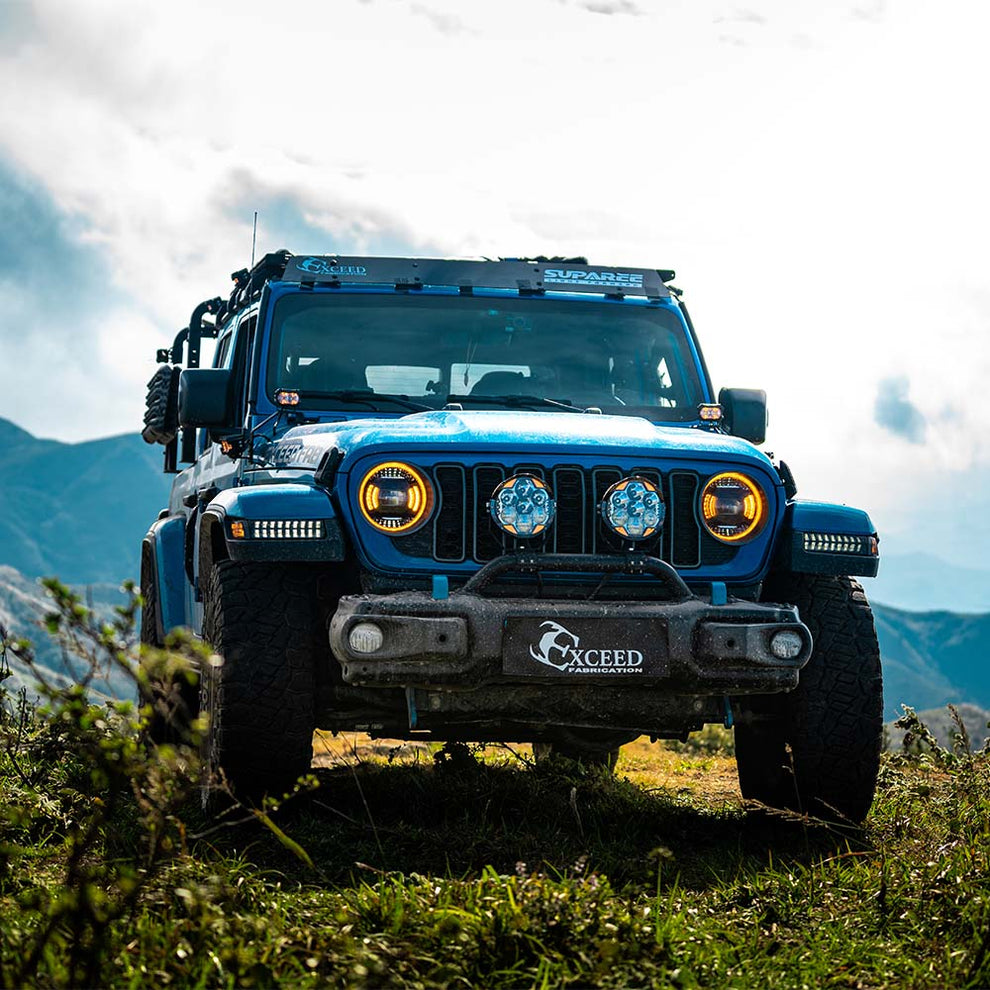 7" LED Pod Lights for Off-Road – 217° Ultra-Wide Beam 2030ft Range