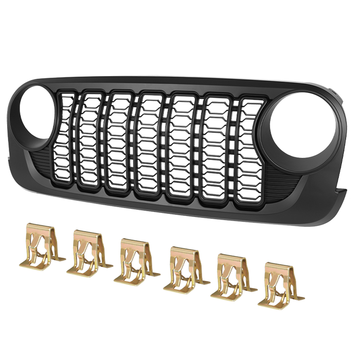 2007-2018 Jeep Wrangler JK Grill | 2024 JL Style