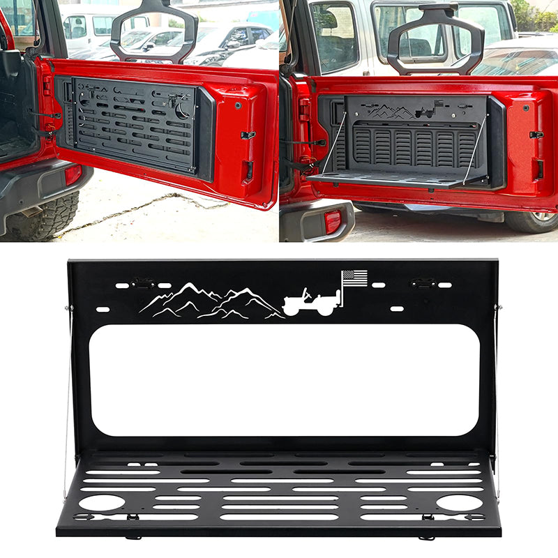 Jeep Wrangler Foldable Tailgate Table