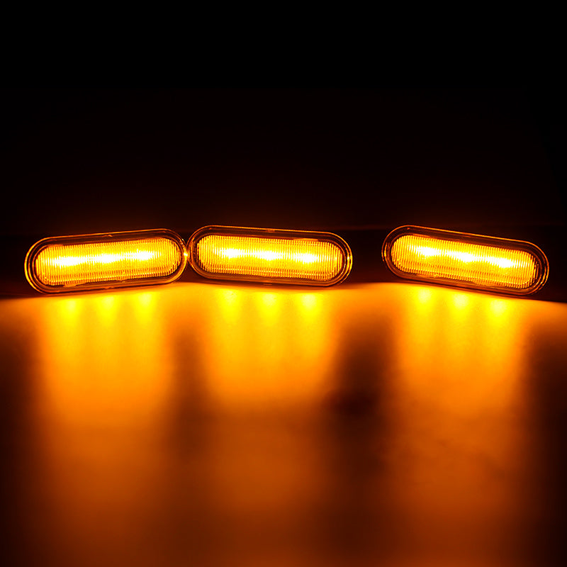 Amber LED Raptor Grille Lights Kit for 2021-Later Ford Bronco