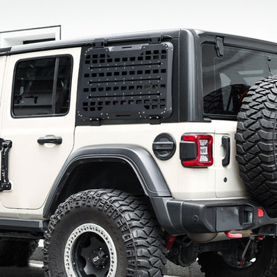 Rear Window MOLLE Panel for 2018+ Jeep Wrangler JL 4-Door