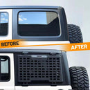 Rear Window MOLLE Panel for 2018+ Jeep Wrangler JL 4-Door