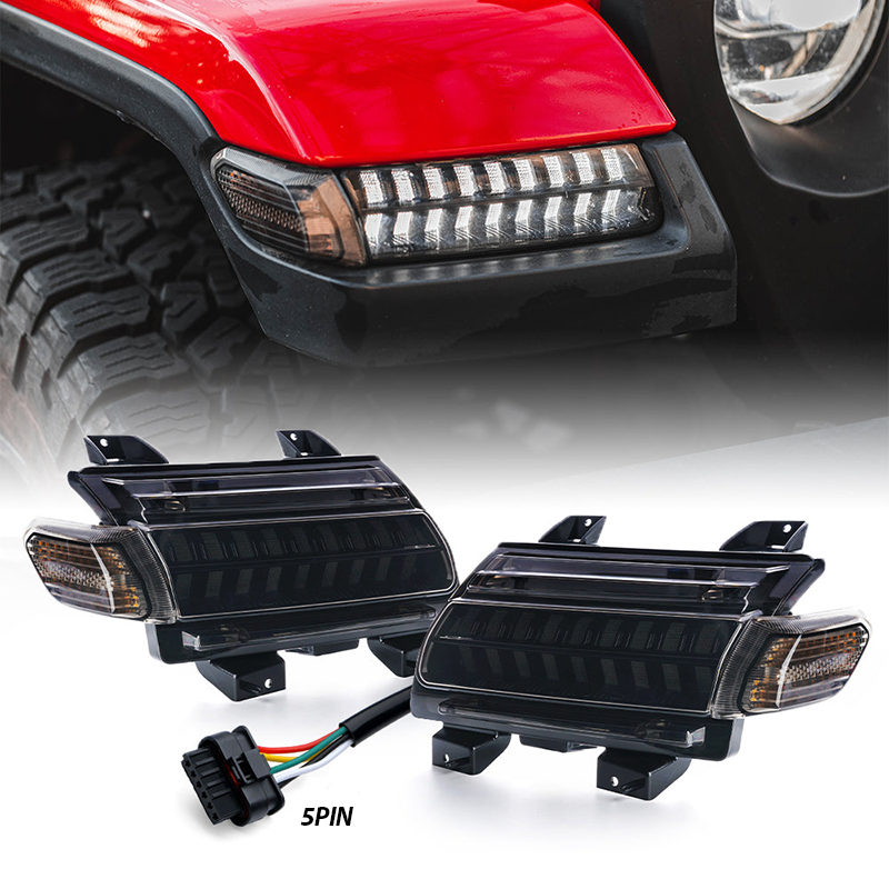 Jeep Wrangler Turn Signal Lights with Plug and Play
