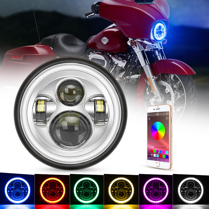 Angel Eyes Headlights Motorcycle