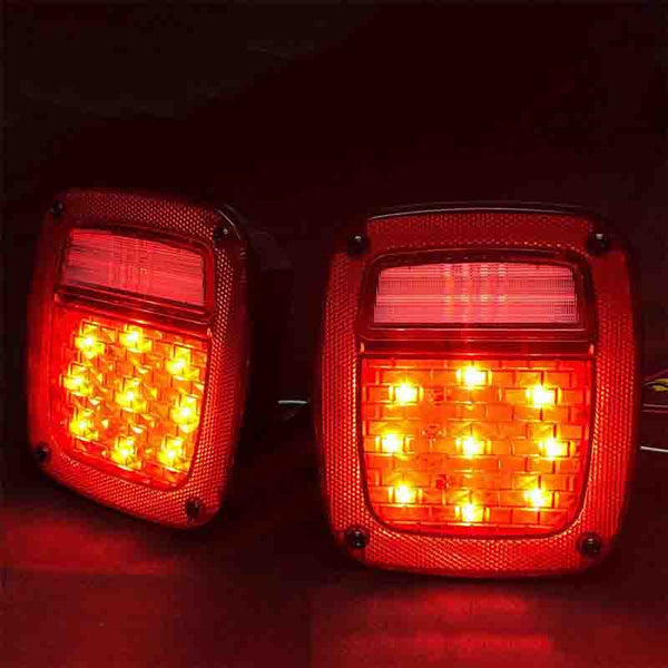 Jeep Wrangler TJ LED Tail Lights Assembly