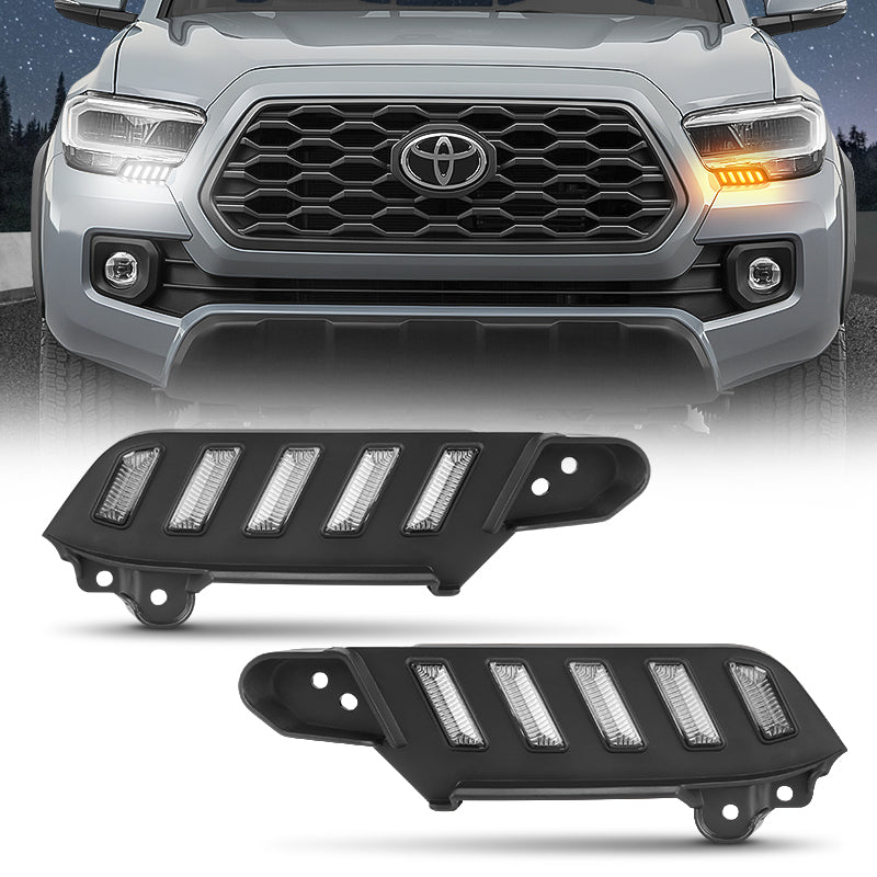 2016-2023 Toyota Tacoma LED Daytime Running Lights with Turn Signals